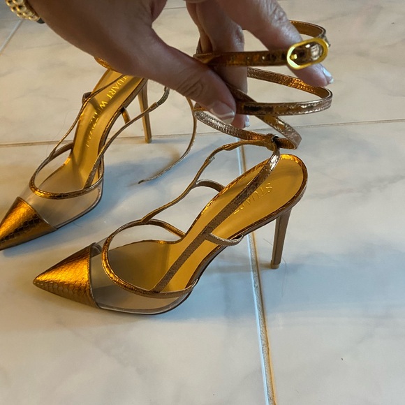 Stuart Weitzman | Shoes | Copperbronze Stuart Weitzman Heels With ...